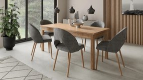 ADRK Furniture Sada stůl s židlemi RODOS 82 SE-ROD-82-L