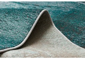 Moderní koberec DE LUXE 634 Rám vintage Strukturální, zelená / antr velikost 240x330 cm | krásné koberce cz