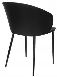 Jídelní židle GIGI WLL,plast černý White Label Living 1100425