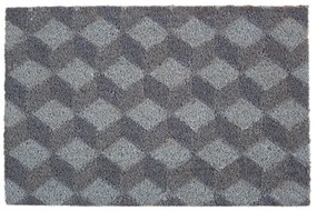 Rohožka z kokosového vlákna 40x60 cm Grey Cube – Premier Housewares