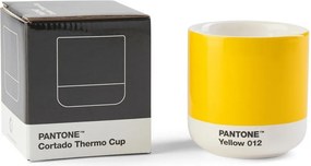 Žlutý porcelánový šálek na cappuccino 175 ml Yellow 012 – Pantone