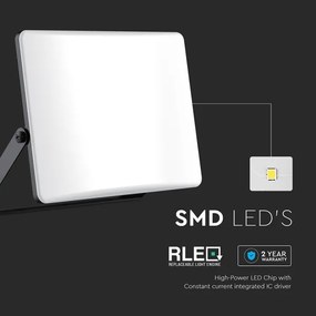 LED Reflektor LED/100W/230V 3000/4000/6500K IP65 černá
