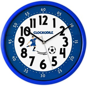 CLOCKODILE Modré dětské hodiny FOTBAL - 3 ROKY ZÁRUKA! CCS3000