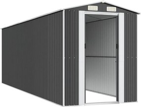 Zahradní kůlna antracitová 192 x 606 x 223 cm pozinkovaná ocel 3147454