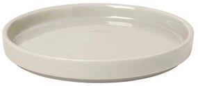 Bílý keramický talíř Blomus Pilar, ø 14 cm