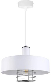 Závěsné svítidlo Barcelona, 1x kovově/drátěné stínítko (výběr ze 4 barev)