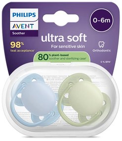 PHILIPS AVENT Šidítko Ultrasoft Premium 0-6 m 2 ks Philips Avent Dívka