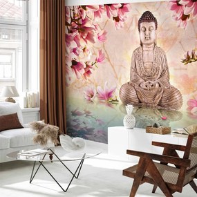 Fototapeta Buddha a magnólie