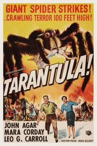 Obrazová reprodukce Tarantula (Vintage Cinema / Retro Movie Theatre Poster / Horror & Sci-Fi), (26.7 x 40 cm)