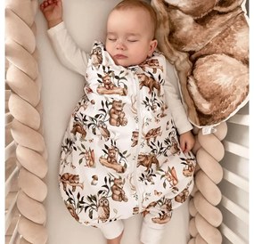 Babysteps Lehký spací pytel s nohavicemi PIVOŇKA Zvolte rozměr: M (vel. 104/110)