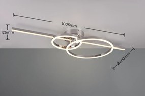 Trio 643010306 LED přisazené stropní svítidlo Montilla | 54W integrovaný LED zdroj | 6300 lm | 2700-