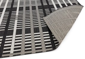 Tribeca Design Kusový koberec Granton Black Grid Rozměry: 160x230 cm