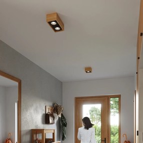 Sollux Lighting Stropní svítidlo QUATRO 1 přírodní dřevo