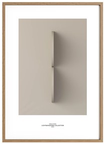 Idealform Poster no. 8 Arched shapes Barva: Smokey taupe, Velikost: 500x700 mm