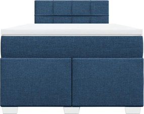 Box spring postel s matrací černá 120x190 cm textil 3288133