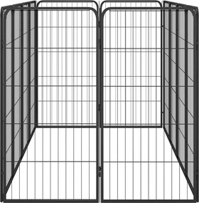12panelová ohrádka pro psy černá 50 x 100 cm práškovaná ocel 3115959