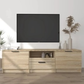 TV skříňka dub sonoma 140 x 35 x 40 cm kompozitní dřevo - Default Title