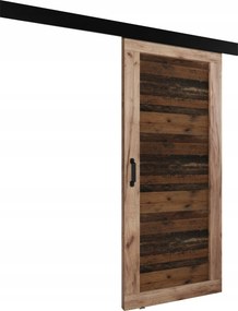 Posuvné dveře s krycí lištou ADIO 1 dub Craft zlatý + old style 70