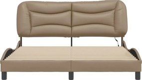 Rám postele s LED bez matrace Hvar cappuccino 160 x 200 cm 3213945