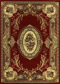 Klasický kusový koberec GOLD 042/22 červený Rozměr: 50x70 cm