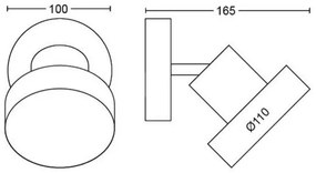 Philips 50601/31/P0 - LED Bodové svítidlo BUKKO LED/4,5W/230V