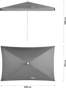 NC7826 SLUNEČNÍK 200x125 CM NILS CAMP
