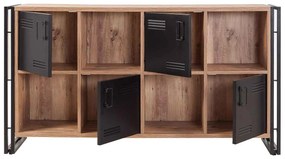Designový regál Ilaria 164 cm borovice