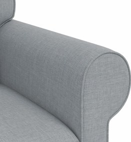 Set pohovek 2 ks Světle šedá textil 3407574