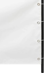 vidaXL Balkónová zástěna 80 x 240 cm oxfordská látka [148493] Barva: Bílá