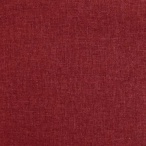 Petromila Otočné jídelní židle 4 ks vínové textil