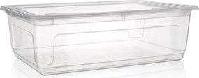Keeeper Úložný box s víkem (má 2 funkce) BEA Clearbox 30L, 59 x 39 x 18 cm