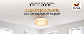Stropní svítidlo bílý textil Ø38cm