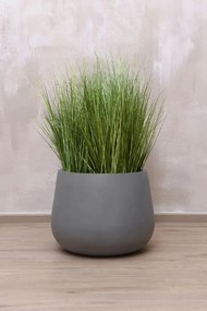 Umělá tráva v květináči ZEBRA, plast, výška 80 cm, zelená