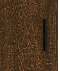 Skříň highboard hnědý dub 69,5 x 31 x 115 cm kompozitní dřevo