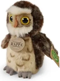 RAPPA Plyšová sova 16 cm / ECO-FRIENDLY / od 0 měsíců