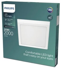 Philips - LED Stropní svítidlo MAGNEOS LED/20W/230V 2700K bílá