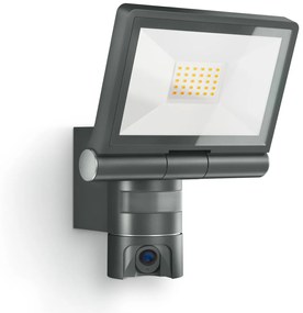 Steinel 065294 senzorový reflektor s kamerou a interkomunikačním zařízením XLED CAM 1 SC antracit, 21W, 3000K