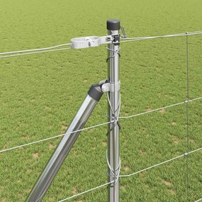 Svařované drátěné ploty s hroty 25 x 1,6 m Pozinkovaná ocel 3351440