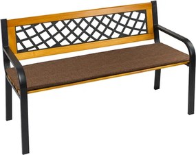 Bellatex Sedák na lavici hladký Hnědá rozměr 40x120 cm