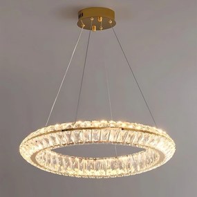 Toolight Toolight, LED stropní svítidlo 80cm, 45W, 4000K, APP1769-CP, zlatá, OSW-04347