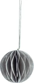 Papírová vánoční ozdoba Bona Grey 6 cm  Storefactory Scandinavia