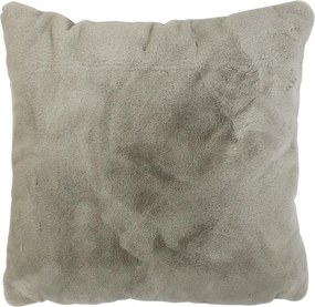 Šedý polštář čtvercový Taupe - 45*45*15cm