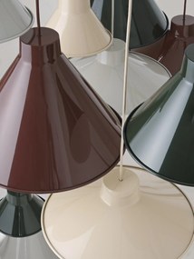 Závěsná lampa Top 28 cm vínově červená