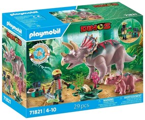Playmobil 71821 triceratops s mládětem