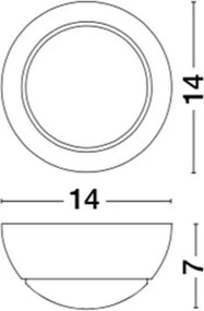 Nástěnné LED svítidlo NOVA LUCE ODIN 5W 3000K bílé 910161