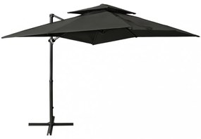 Zahradní slunečník 250x250 cm Dekorhome Cihlová