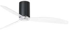 FARO MINI TUBE FAN 32040 50,4“ černá lesk/transparentní Reverzní stropní ventilátor