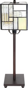 Stolní lampa Tiffany Cubio - 13*13*18 cm E14/max 1*25W