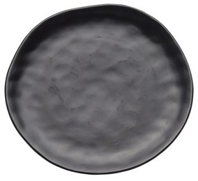 KARE DESIGN Talíř Organic Black Ø 26 cm 2 × 26 × 26 cm