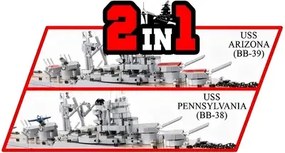 COBI 4842 Americká bitevní loď Pennsylvania / Stavebnice / Executive E
